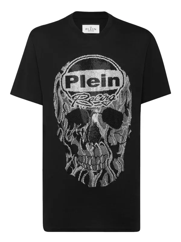 Philipp Plein Strass Skull T-shirt - Black