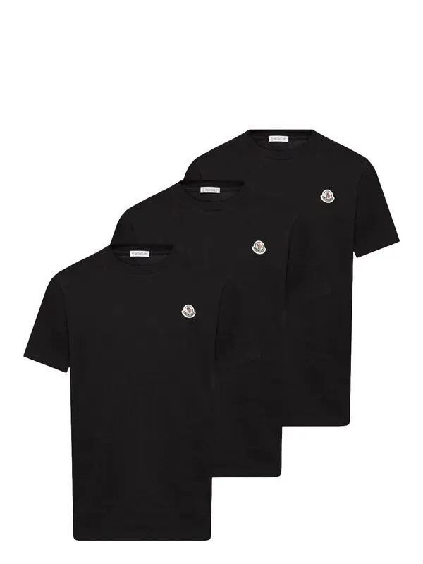 Moncler Logo-patch T-shirt - Black