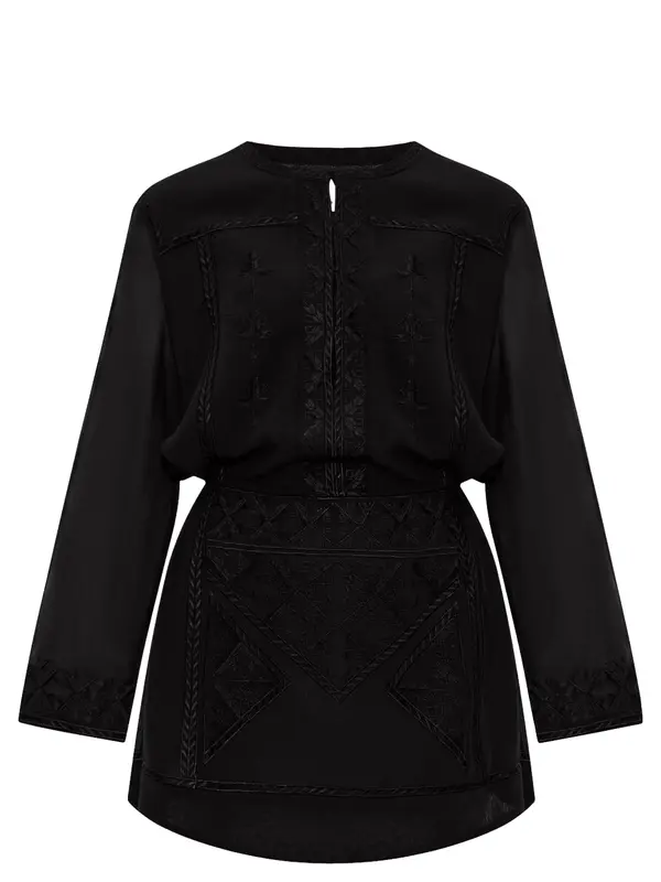 Isabel Marant Oaria Mini Dress - Black
