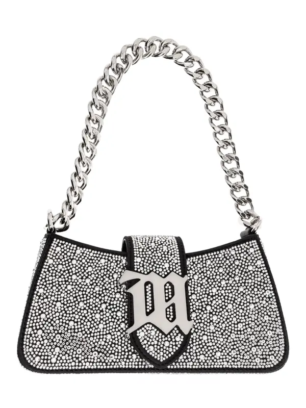 MISBHV Mini Crystal Shoulder Bag - Black