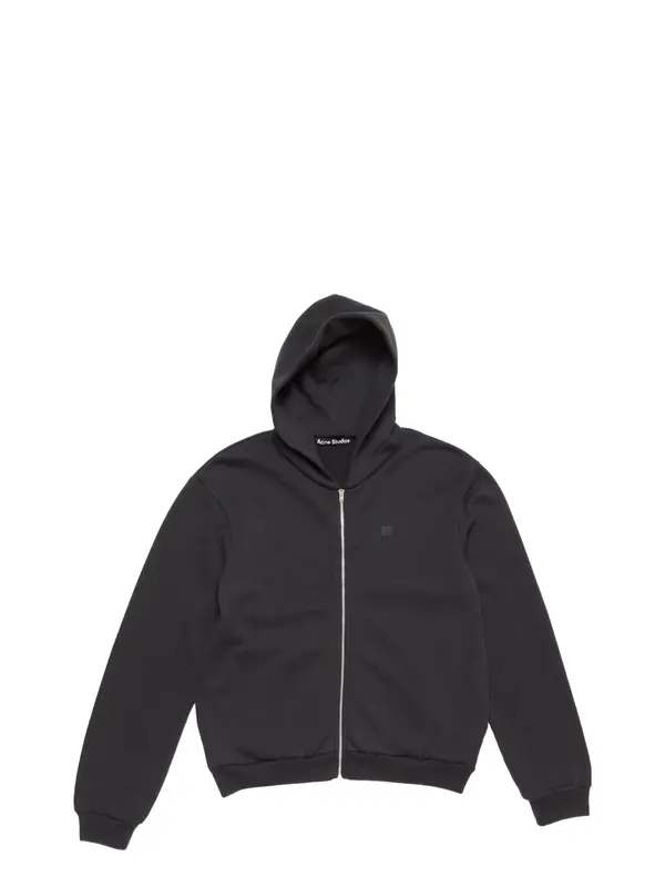 Acne Studios Zip-up Hoodie - Black