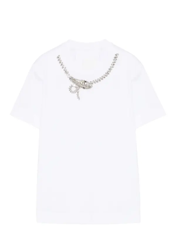 Givenchy Crystal-detail T-shirt - White
