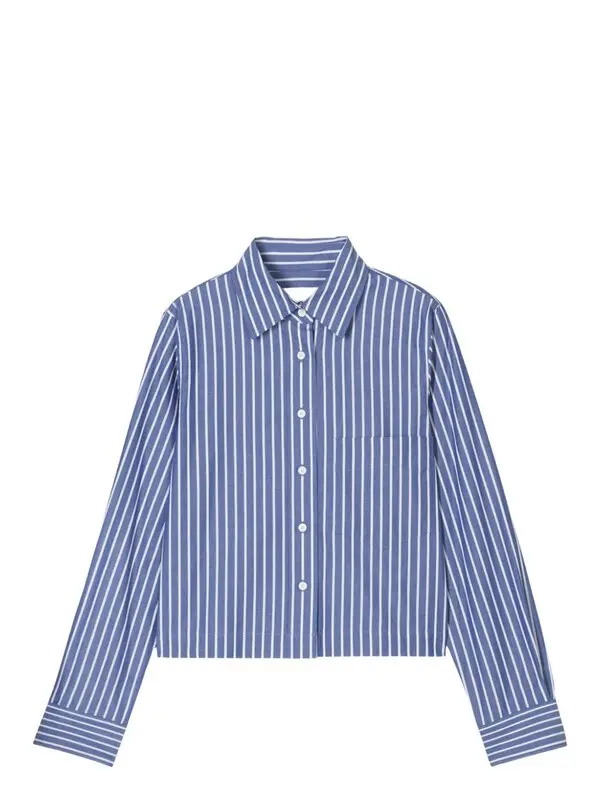 Closed Striped Shirt - Blue