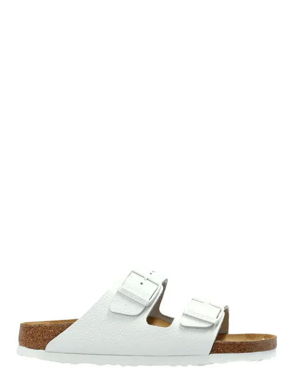 BIRKENSTOCK Arizona Buckle Slides - White