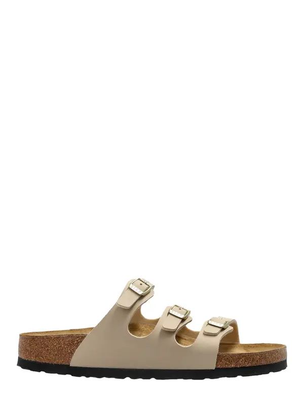 BIRKENSTOCK Florida Buckle Slides - Neutrals