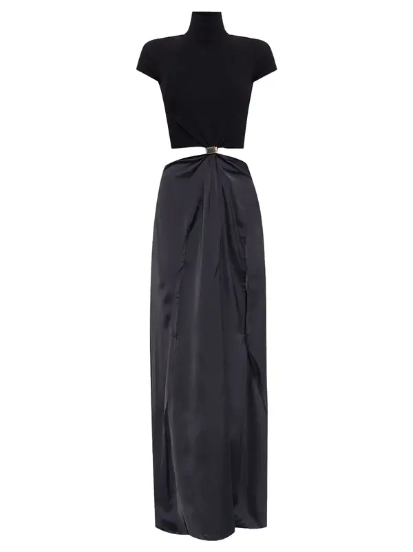 Sportmax Cut-out Maxi Dress - Black
