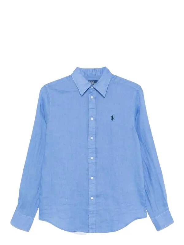 Polo Ralph Lauren Linen Shirt - Blue