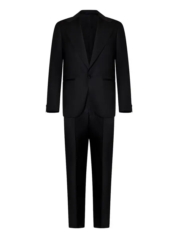 FRANZESE COLLECTION Virgin Wool Suit - Black