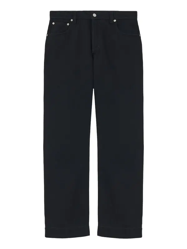 Alexander McQueen Wide-leg Jeans - Black