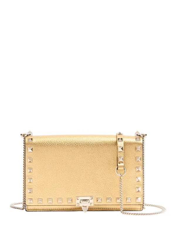 Valentino Garavani Mini Rockstud Cross-body Bag - Gold