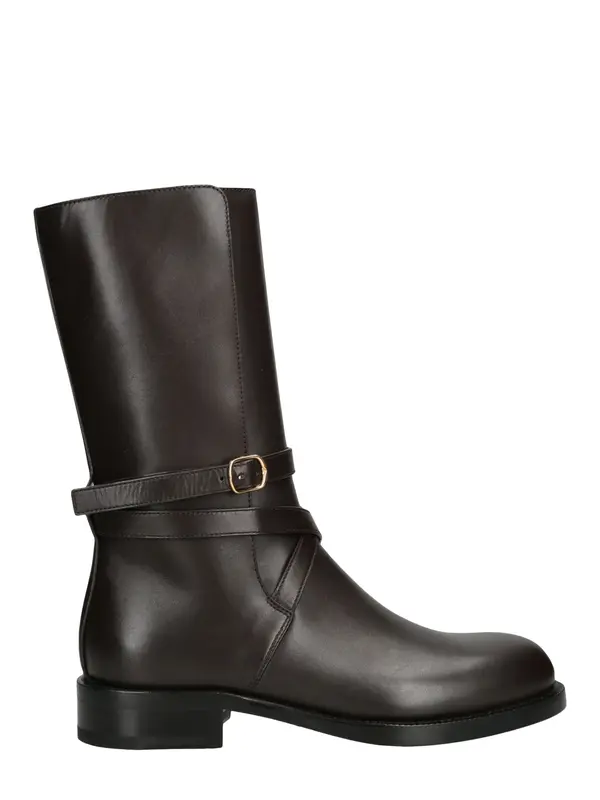 THE ROW Jodhpur Leather Boots - Brown