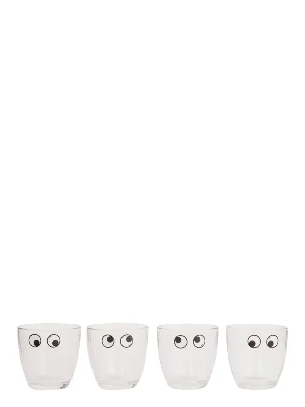 ANYA HINDMARCH Glass Eyes Tumblers - Clear