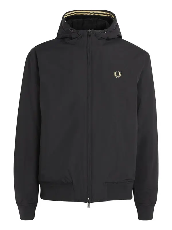 Fred Perry Hooded Brentham Jacket - Black