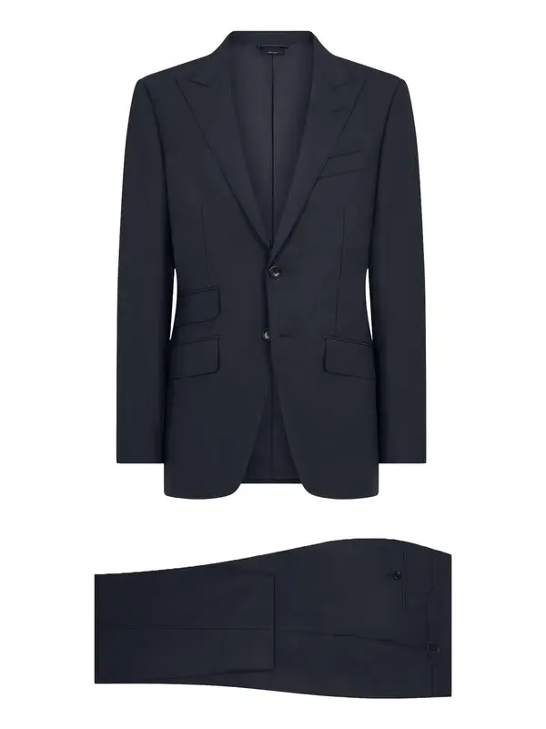 TOM FORD Stretch-wool O'connor Single-breasted Suit - Navy