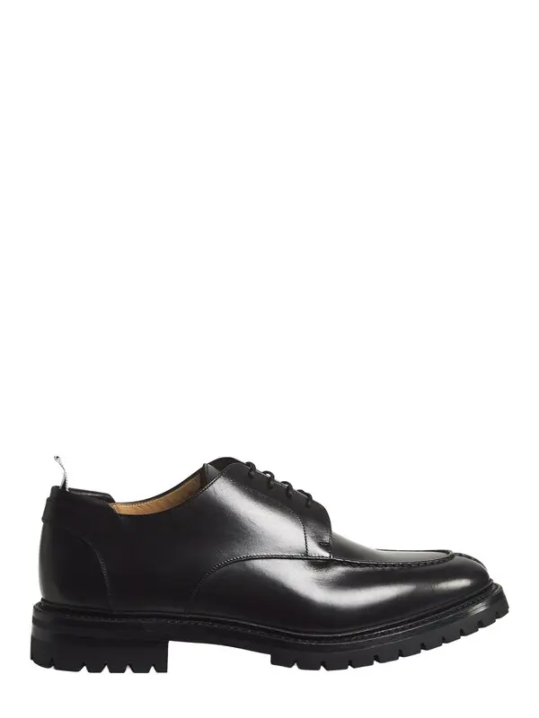 Thom Browne Leather Commando Derby Shoes - Black