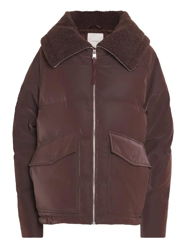 Varley Roseville Down Puffer Jacket - Brown