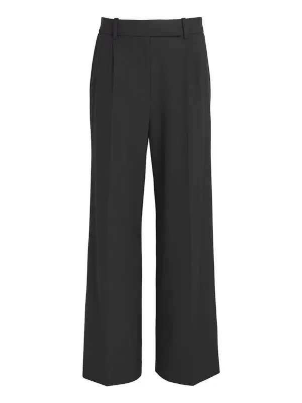 Maje Tailored High-rise Trousers - Black