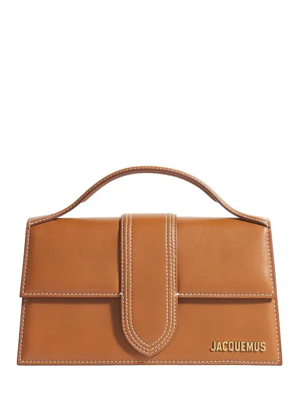 Jacquemus Leather Le Grand Bambino Top-handle Bag - Brown