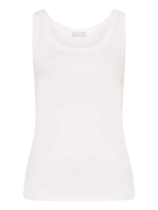 Hanro Cotton-stretch Tank Top - White