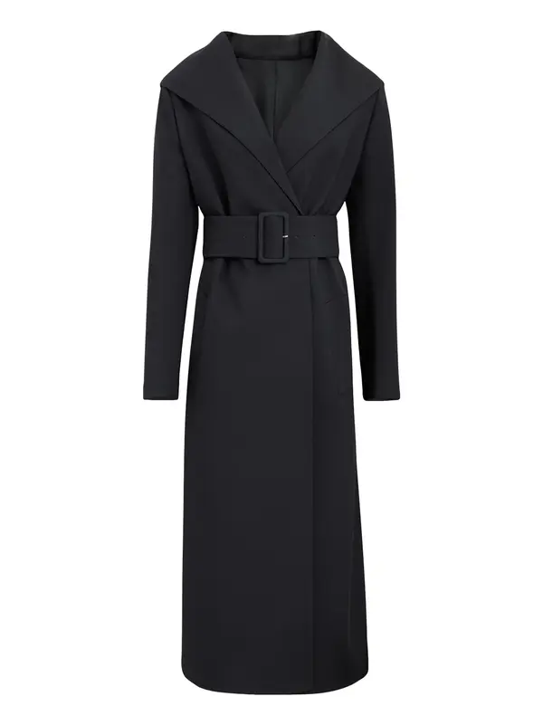 Alaïa Wool-blend Tailored Coat - Black