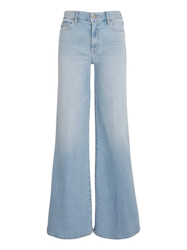 MOTHER The Roller Sneak Jeans - Blue