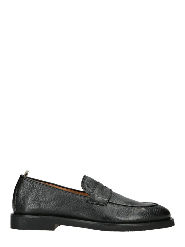 Officine Creative Leather Loafers - Black
