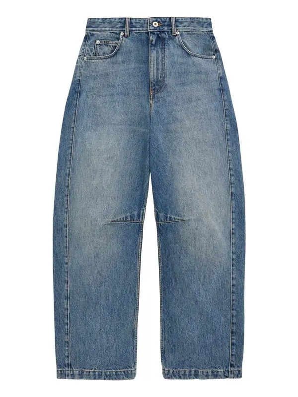 Loewe Anagram Barrel Jeans - Blue