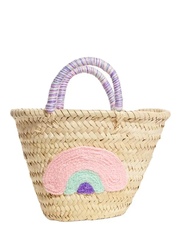 BONITA Mini Basket Bag - Beige