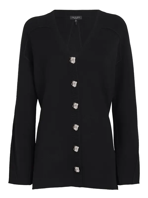 Rag & Bone Wool-blend Bridget Cardigan - Black
