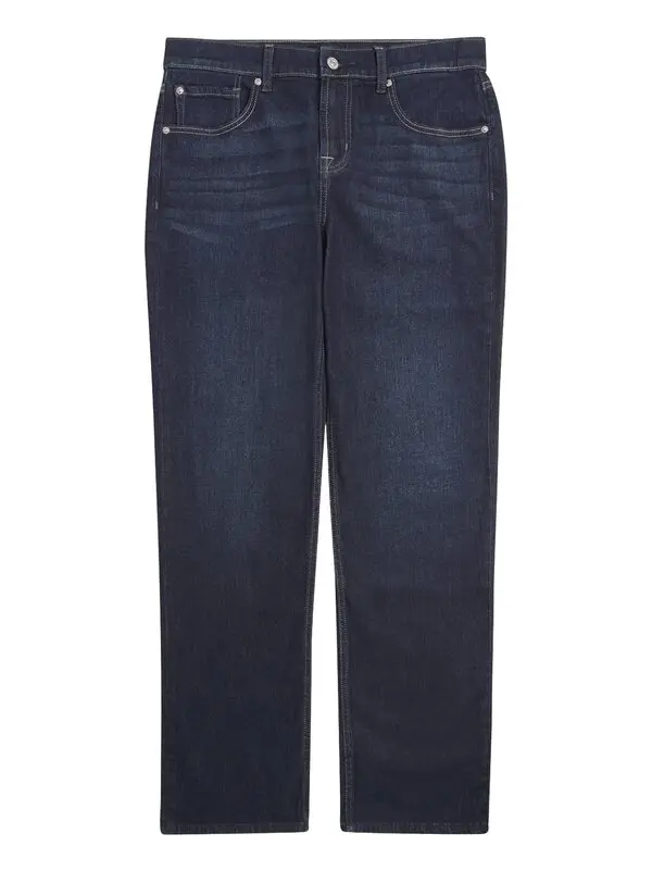7 For All Mankind Austyn Straight Jeans - Navy