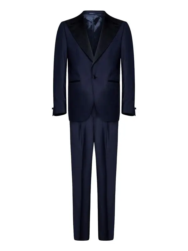 FRANZESE COLLECTION Virgin Wool Suit - Blue