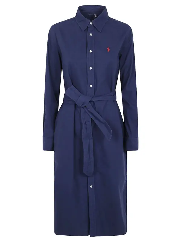 Polo Ralph Lauren Pony Shirt Dress - Blue