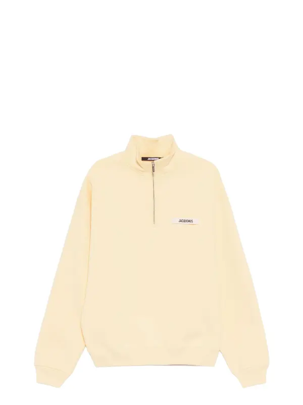 Jacquemus The Gros Grain Sweatshirt - Yellow