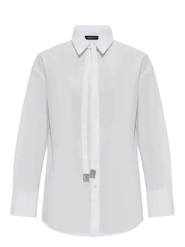 Fabiana Filippi Tie-embellished Shirt - White