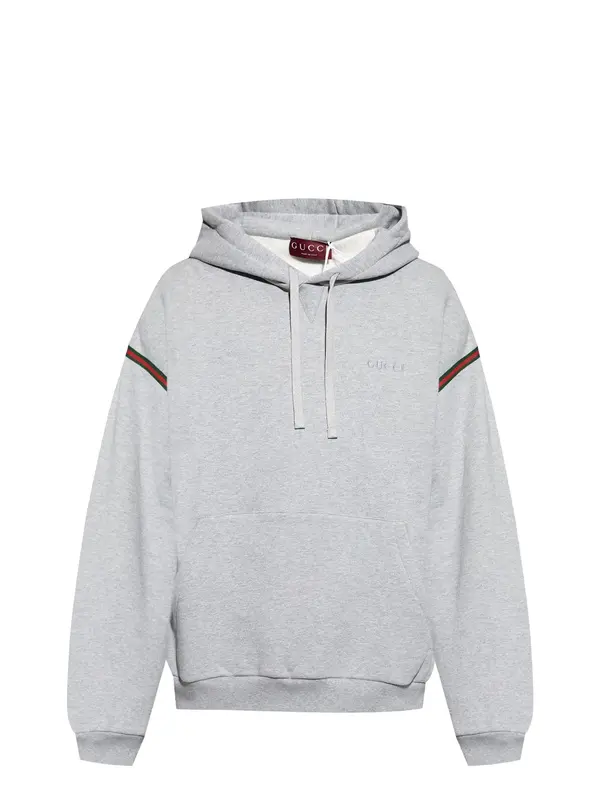Gucci Cotton Jersey Hoodie - Grey