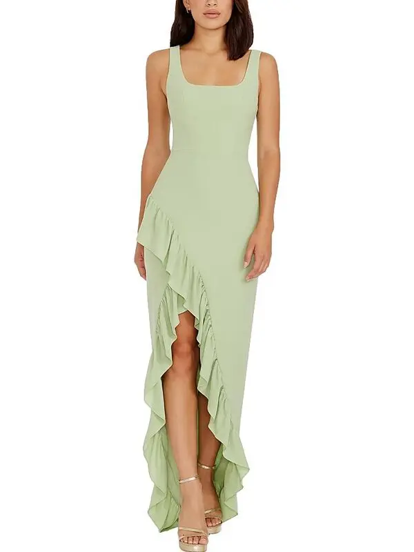 Dress The Population Charlene Gown - Sage