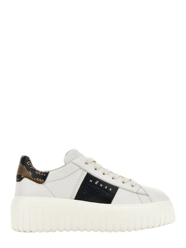 Hogan H-stripes Sneakers - White