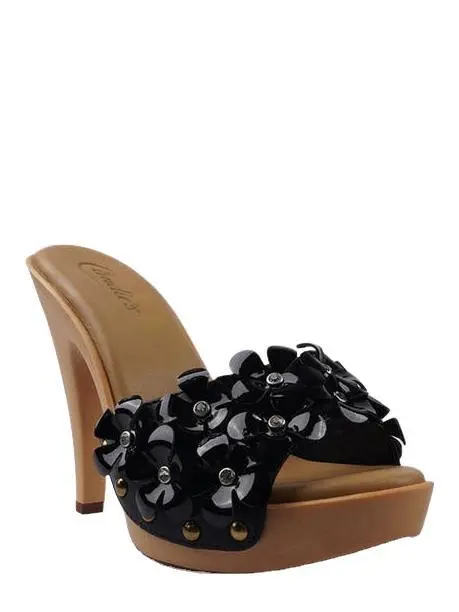 CANDIE'S Vanessa Platform Sandal - Black