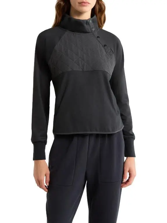 SWANNIES Ellis Colorblock Pullover - Black