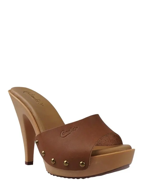 CANDIE'S Viviana Platform Sandal - Cognac