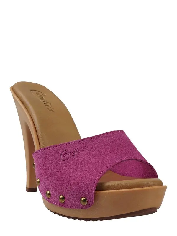 CANDIE'S Viviana Platform Sandal - Fuchsia