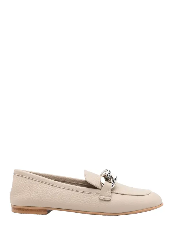 Casadei Chain-detail Loafers - Neutrals