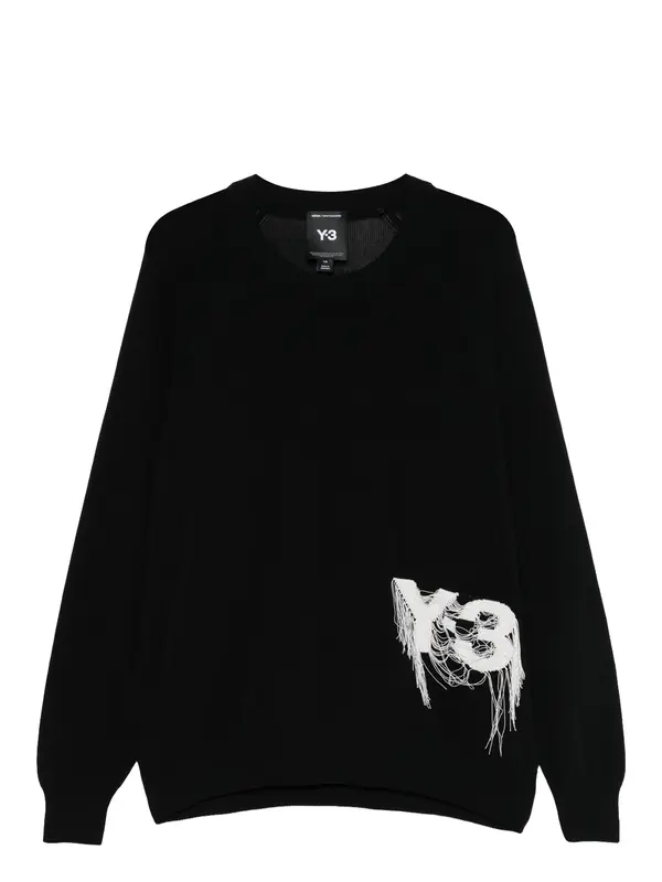Y3 Crew-neck Sweater - Black