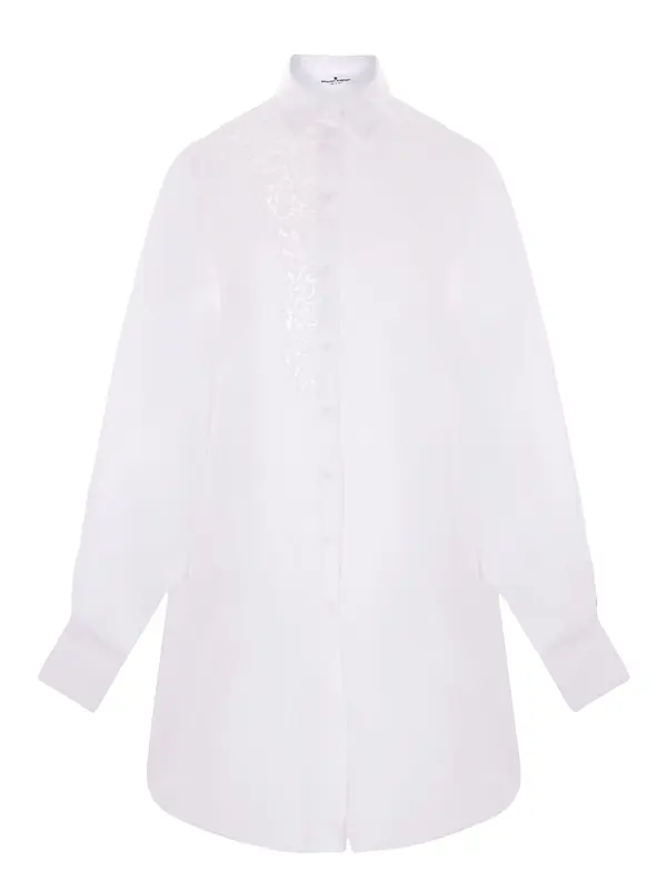 Ermanno Scervino Embroidered Shirt - White