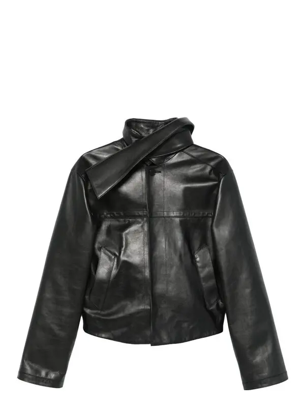 ALAINPAUL Leather Jacket - Black