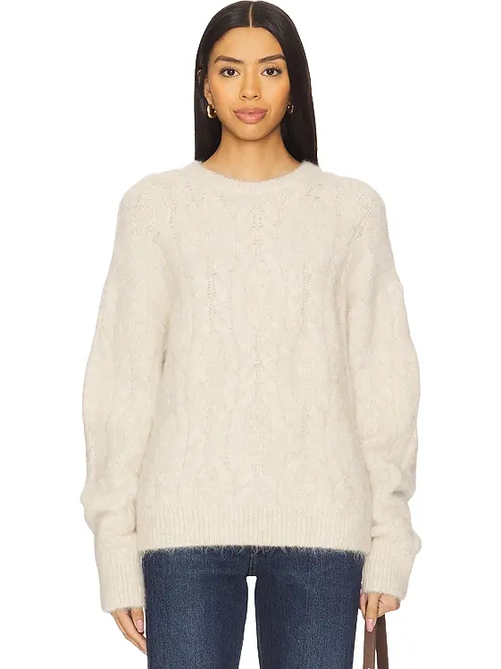 ANINE BING Marisol Sweater - Light Oat