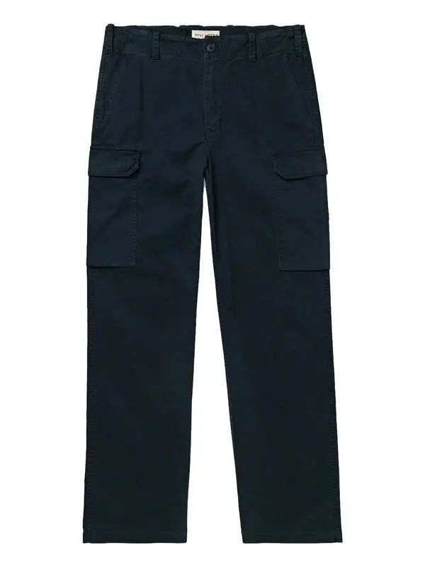 NILI LOTAN Friedman Straight-leg Cargo Trousers - Blue