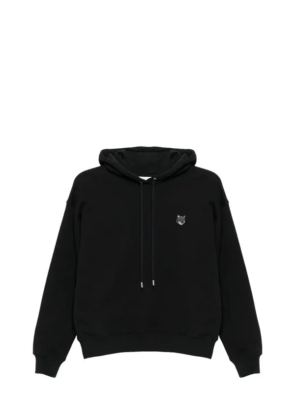 Maison Kitsuné Bold Fox Head Patch Hoodie - Black