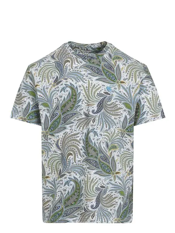 Etro Paisley-print T-shirt - Green