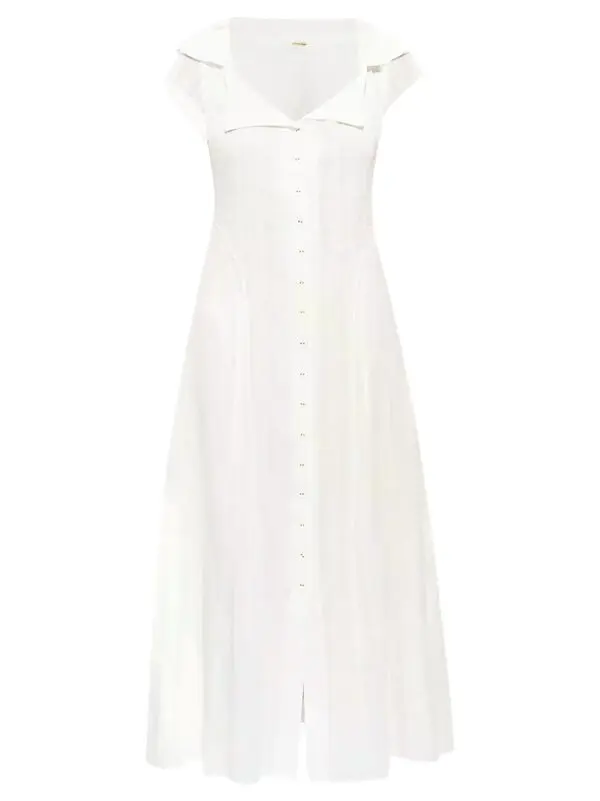 Cult Gaia Jeanie Button-up Dress - White